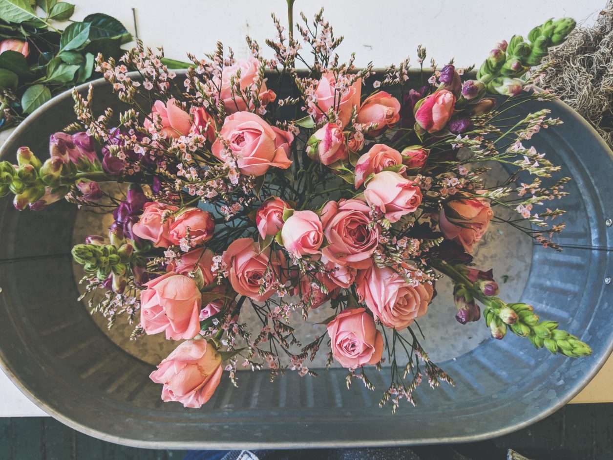 DIY: Dual Purpose Flower Centerpiece + Ice Bucket - Crystal Holliday ...