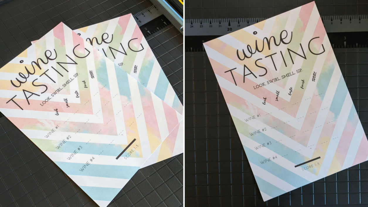 DIY:Wine Tasting Card - Crystal Holliday with The Holliday Collective